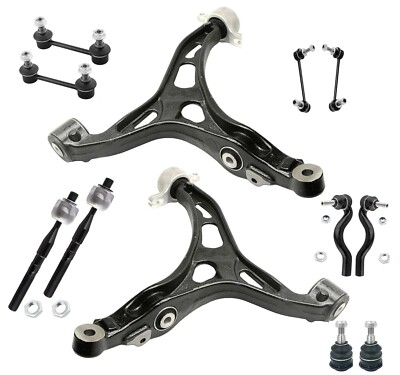 12PC Front/Rear Lower Control Arm Kit For Durango Grand Cherokee 2011 ...