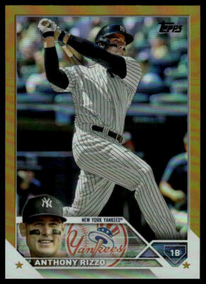 2023 Topps #596 Anthony Rizzo New York Yankees SN Baseball Card | eBay