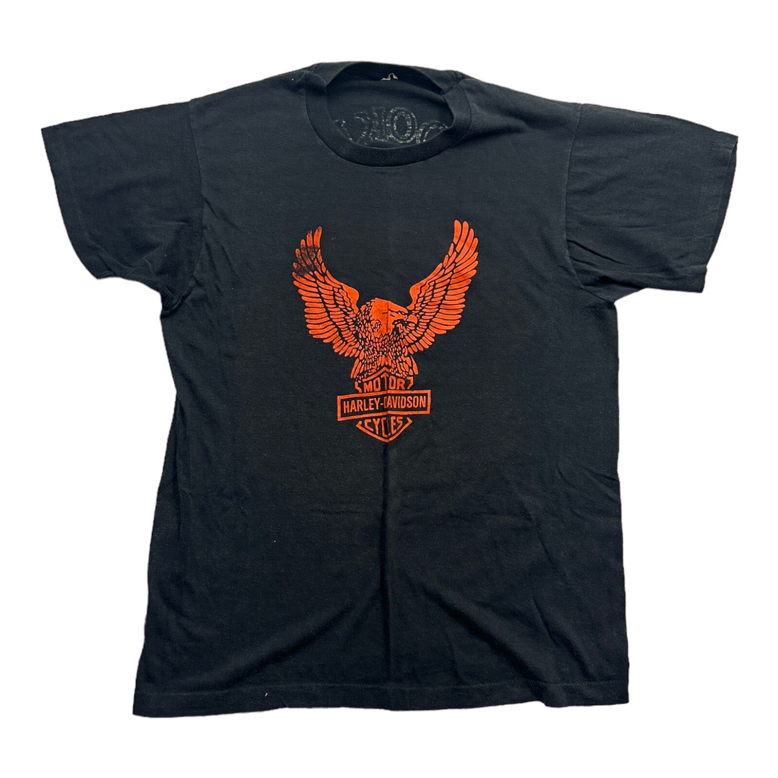 Vintage 70s 80s Harley Davidson Eagle Logo Shirt Broo… - Gem