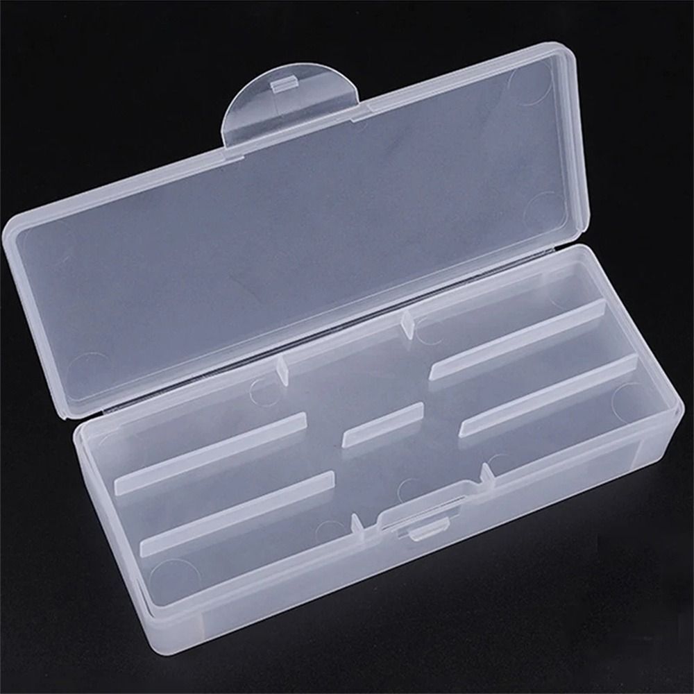 Transparent Nail Art Storage Box Double-layer Nail Container Nail ...