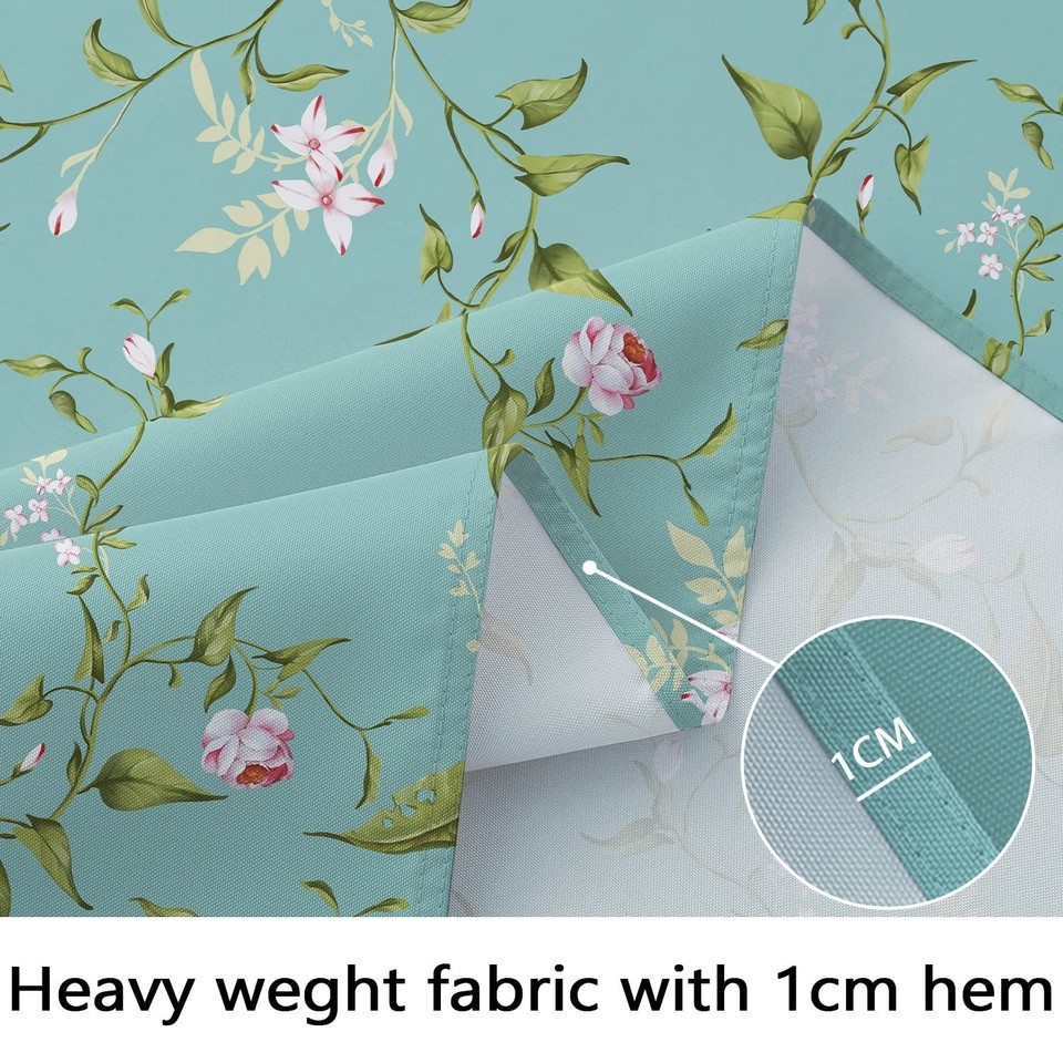 Plum Flower Oval Print Tablecloth, Spring Patterned Oval Tablecloth ...