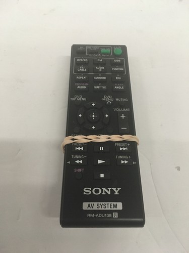 RM-ADU138 Remote for Sony AV System HBD-TZ140 DAV-TZ140 HBD-TZ130 | eBay