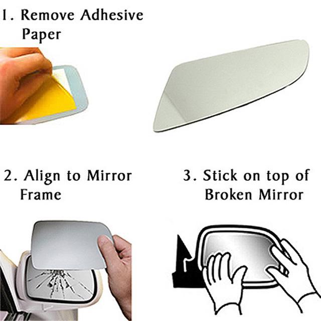 LEFT PASSENGER SIDE MIRROR GLASS ONLY FOR MITSUBISHI LANCER CJ 2007 ...