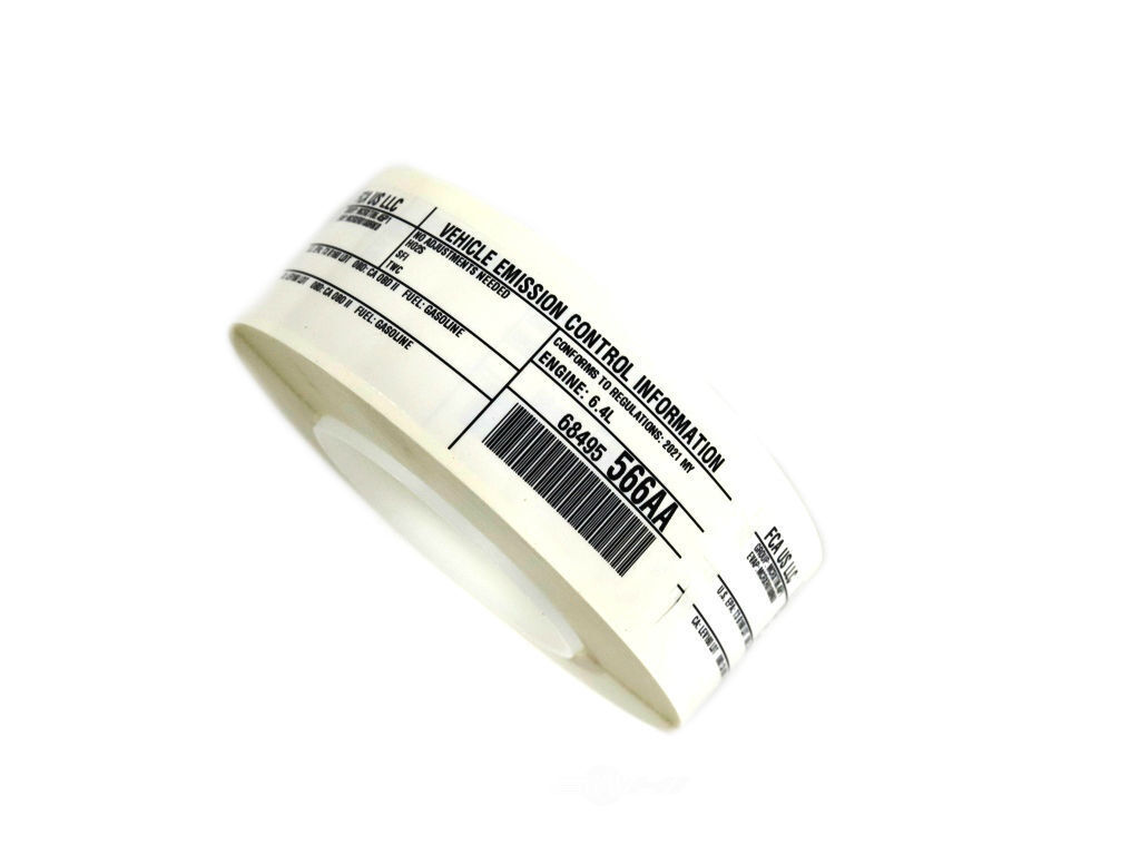 Emission Label Mopar 68495565AA for sale online | eBay