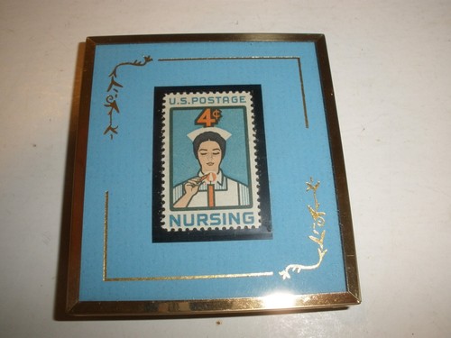 Desk Frame 1961 4 Cent Nursing Stamp Not Canceled US Postage Nurse ...