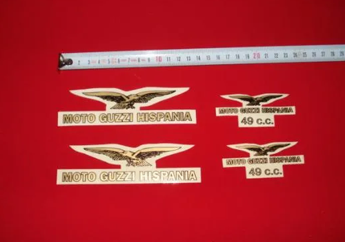 Moto Guzzi Hispania 49cc 65cc Decal Set Vinyl Stickers Stickers ステッ ...