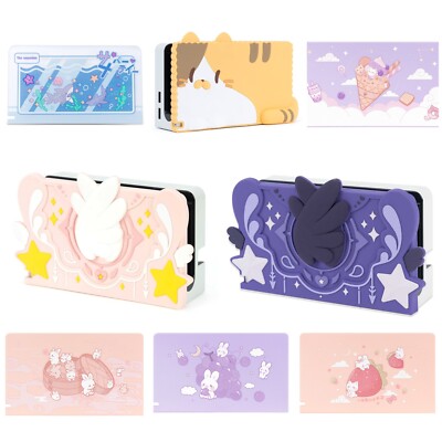 GeekShare Anti Scratch Switch & Switch OLED Dock Cover Hard Faceplate ...