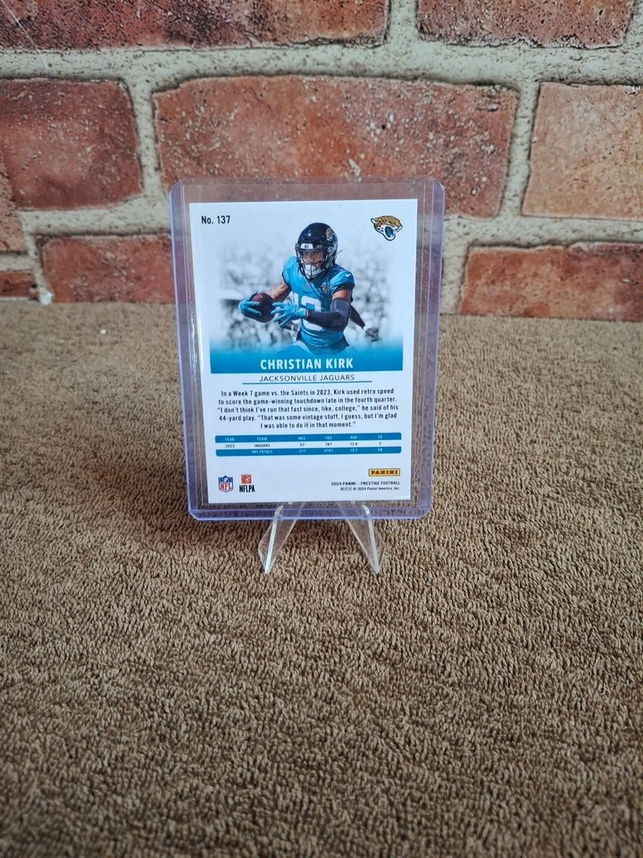 🔥 CHRISTIAN KIRK 2024 Panini Prestige - Xtra Points Blue #137 /599 ...