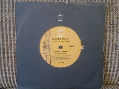 7" PEOPLE'S CHOICE 33rpm NURSERY RHYMES / DO IT ANY WAY YOU WANNA VG+ ...