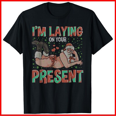 Funny Inappropriate Christmas Black Cotton T-Shirt S-5XL | eBay