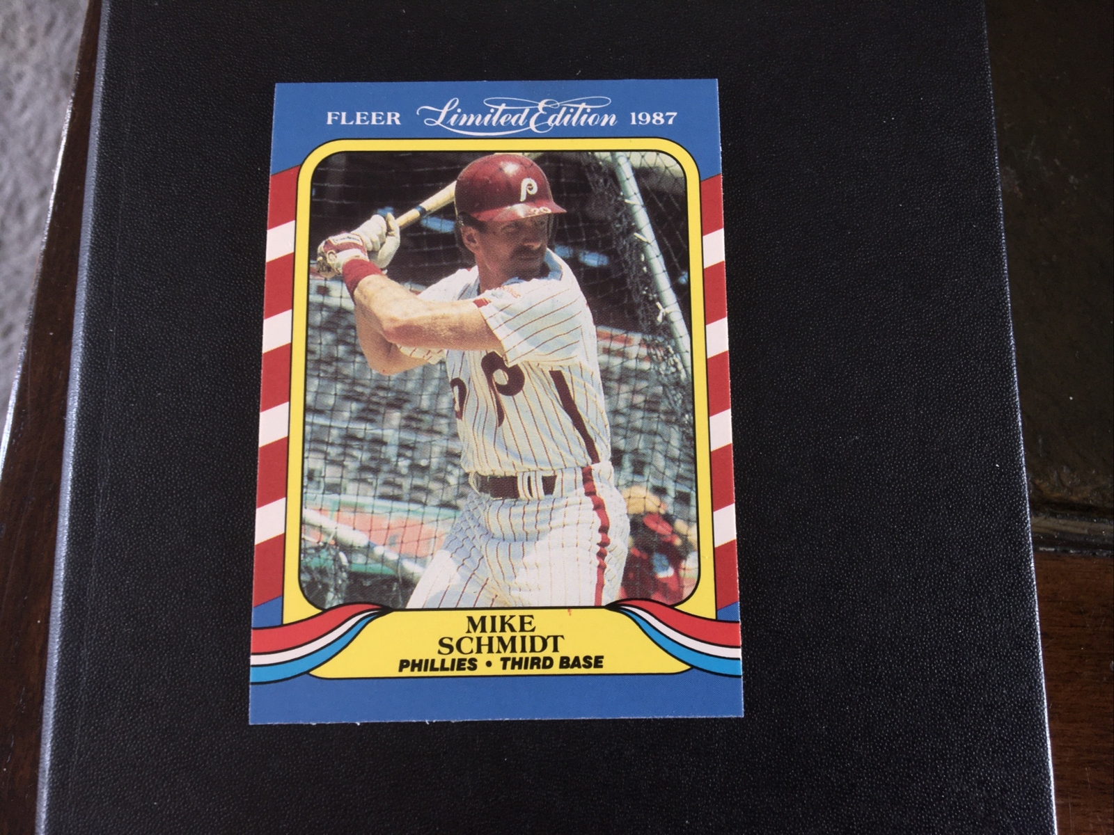 1987 FLEER "LIMITED EDITION" BASEBALL CARD # 37 - MIKE SCHMIDT - PHIL ...