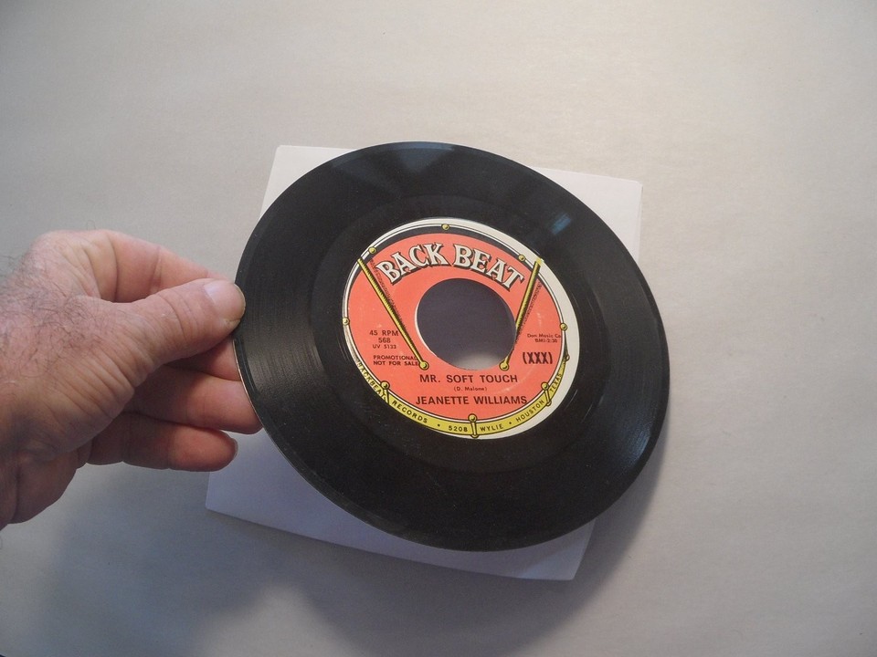 Jeanette Williams - Mr. Soft Touch / All Of A Sudden 7" Promo Single ...