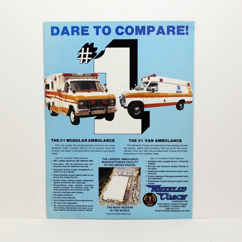 1981 Print Ad 0109, Wheeled Coach Corporation Ambulance Magazine ...