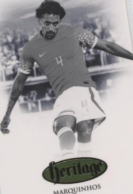 2022-23 Futera Unique World Football - Heritage Defenders Marquinhos # ...