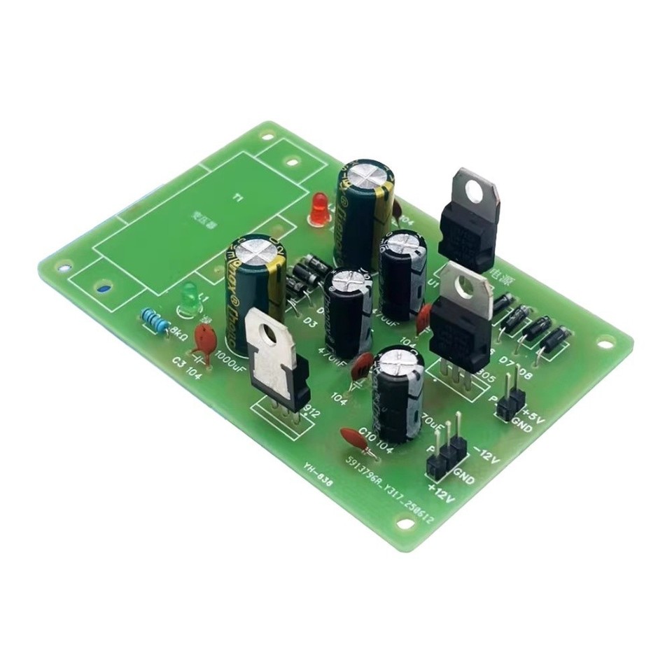 Soldering Practice DC Power Supply Kit 3-terminal Regulator Stable DC ...