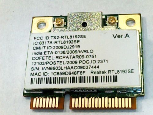 WiFi Wireless Card For Packard Bell Easynote TM86 - NEW90 Board Card ...