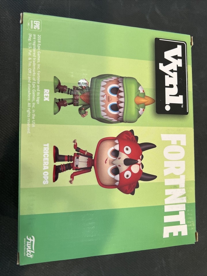 Funko Vynl. Fortnite - Rex and Tricera Ops Vinyl Figures | eBay