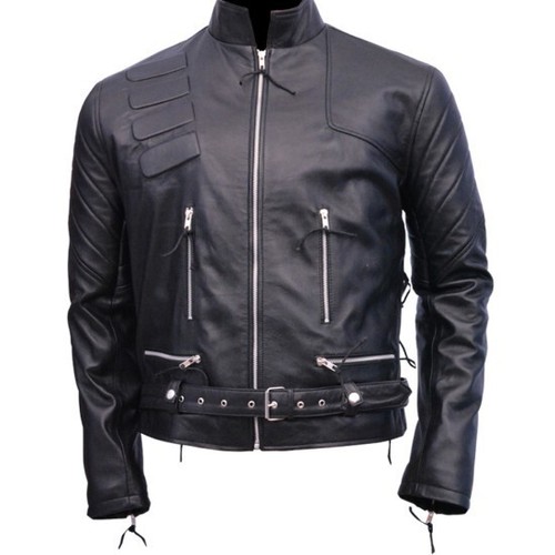 Terminator 3 Rise of the Machines Motorcycle Cafe Racer Genuine Leather ...