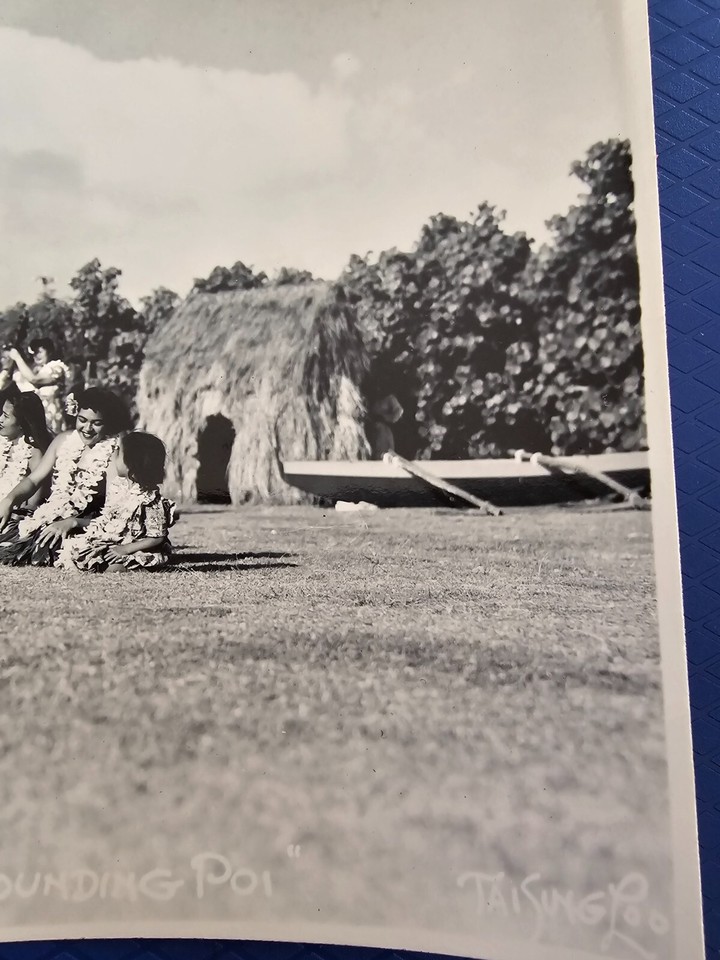 Tai Sing Loo - Hawaiian Hula Pounding Poi - Vintage Photo | eBay
