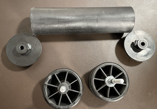 AB Rocket Parts Black Rollers, Screws and Roller Core w/end pieces | eBay