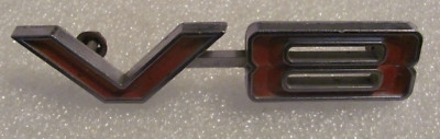 1967 PONTIAC PARISIENNE 2+2 V8 BADGE EMBLEM FLAG ORIGINAL GENUINE OEM ...