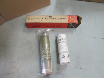 S&C Electric SM-5 Power Fuse Refill Unit Cat# 381420R4 Kv, Nom: 7.2 ...