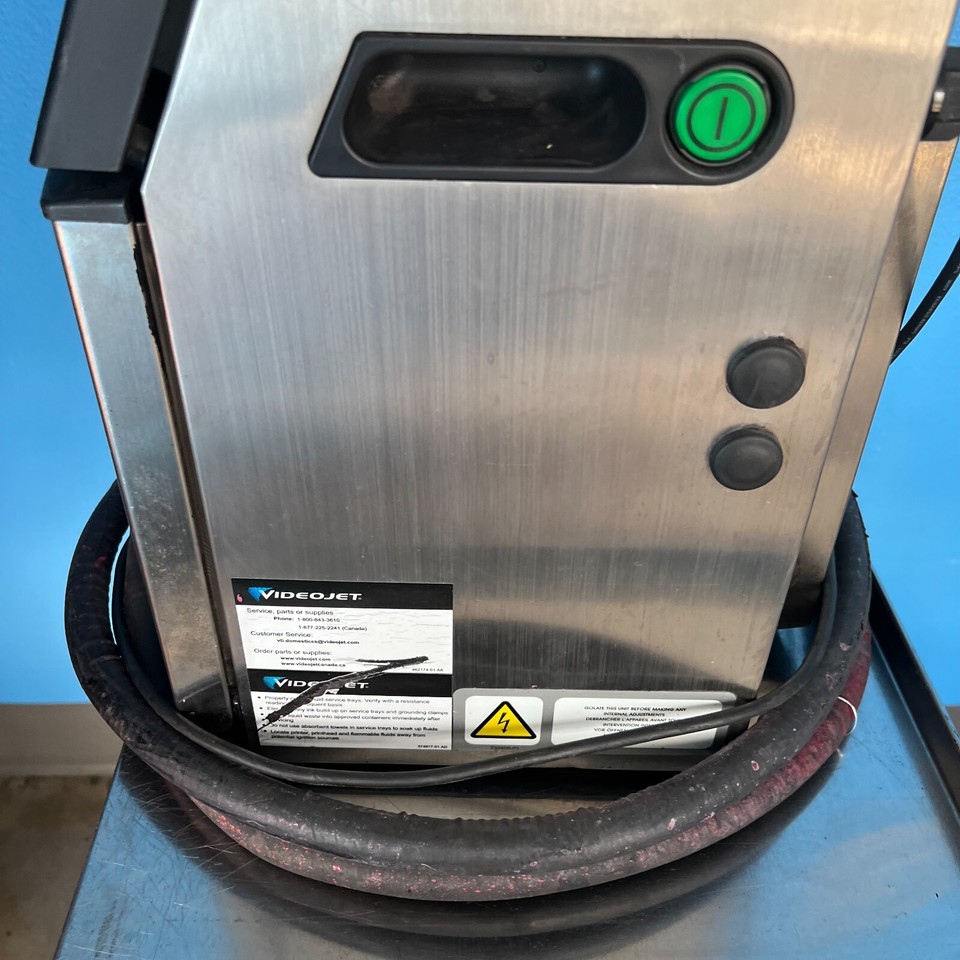 Videojet 1520 Inkjet Industrial Printer Coder Coding QR, Lot, Guarantee ...