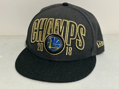 NOS Golden State Warriors 2018 Champs New Era Snapback Locker Room Hat ...