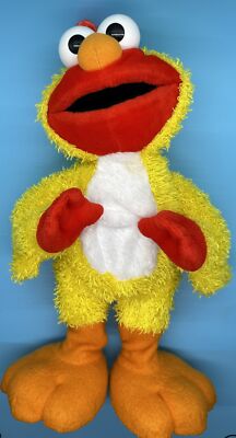 Sesame Street Chicken Dance Elmo Toy 2001 Fisher Price Mattel Dances ...