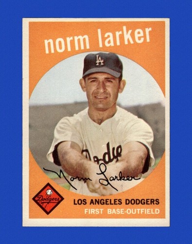 1959 Topps Set-Break #107 Norm Larker NM-MT OR BETTER *GMCARDS* | eBay