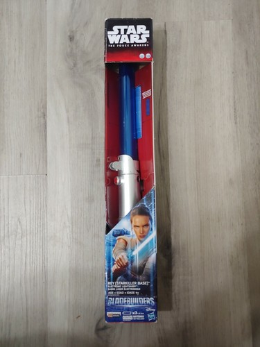 Star Wars 2015 Rey Starkiller Base Electronic Blue Lightsaber ...