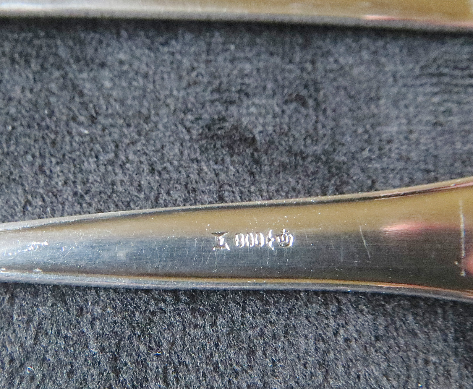 Vintage Wilkens 800 Silver Demitasse Spoons Anchor Royal Sceptre 24.7 ...