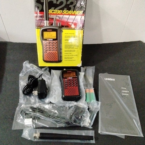 Uniden SC230 NASCAR Compact Racing Scanner 2500 Channel Open Box ...