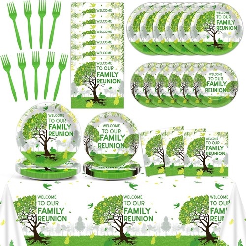 Family Reunion Party Decoration Family Reunion Party Plates Napkins ...