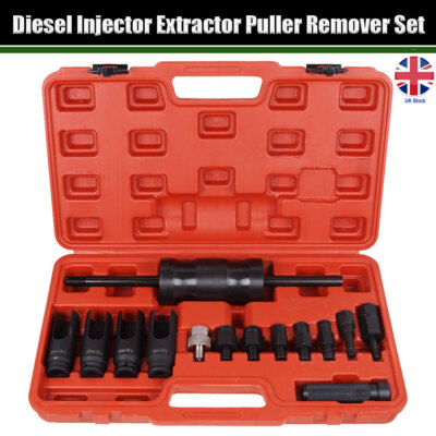 14 Piece Injection Puller Tool Bosch Delphi Deso Siemens Diesel ...