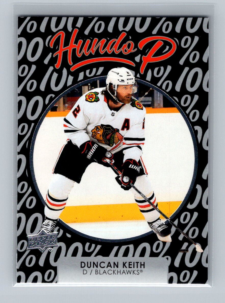 2021-22 UD Series 1 Hundo P #HP-13 Duncan Keith Chicago Blackhawks | eBay