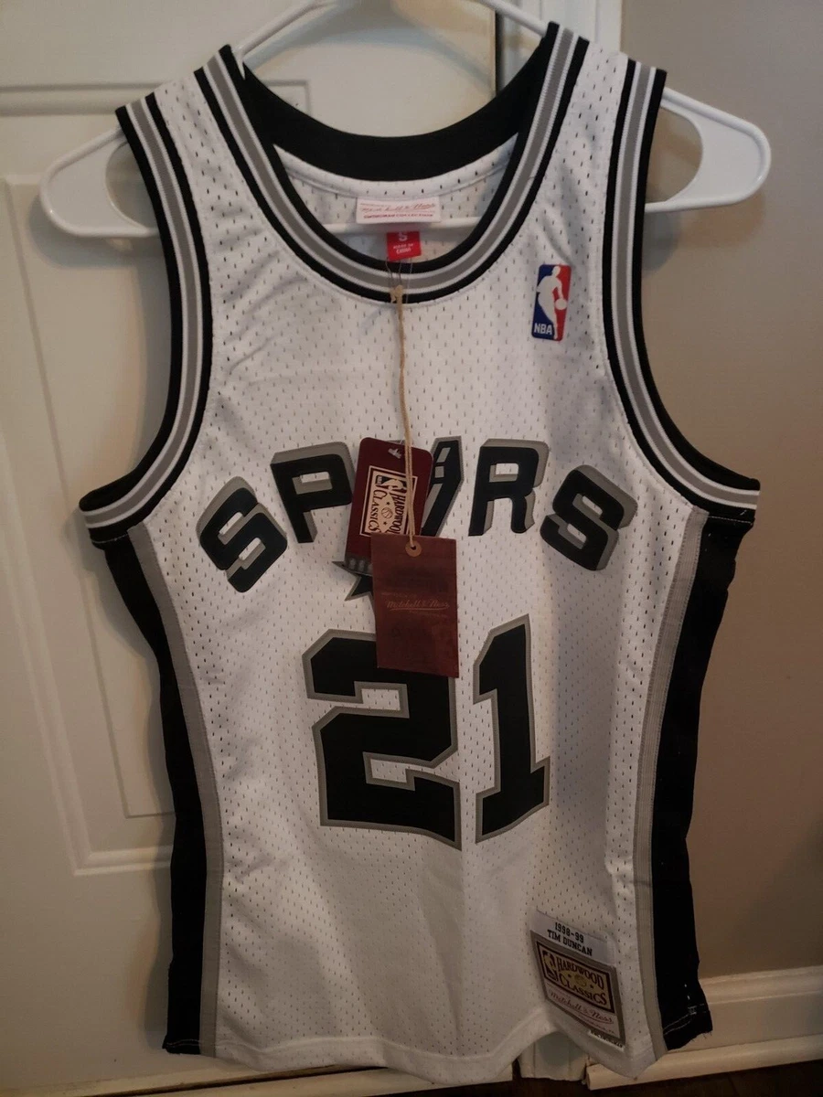 Tim Duncan San Antonio Spurs Jersey White