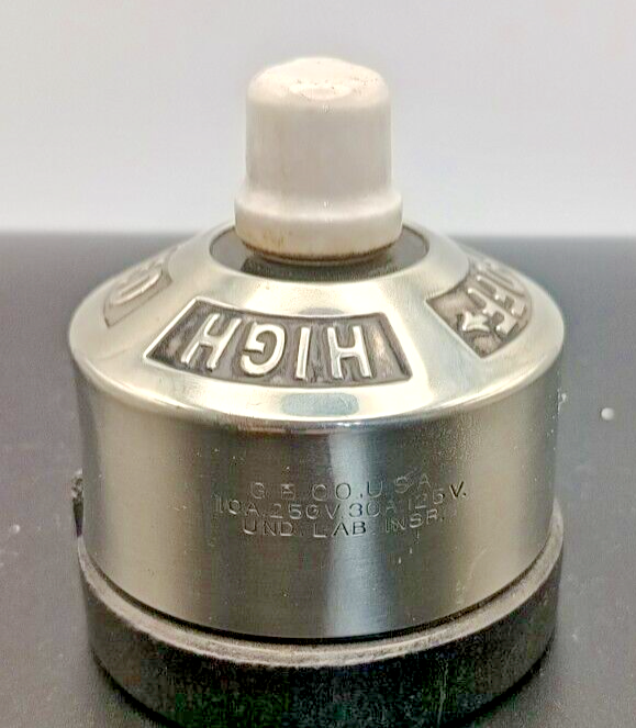 GE ALUMINUM RANGE HEATER APPLIANCE ROTARY SWITCH 30A HIGH/MED/LOW/OFF ...