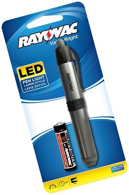 RAYOVAC Value Bright 3 Lumen LED Pen Light with Battery, BEPN1AAA-BTA 3 ...
