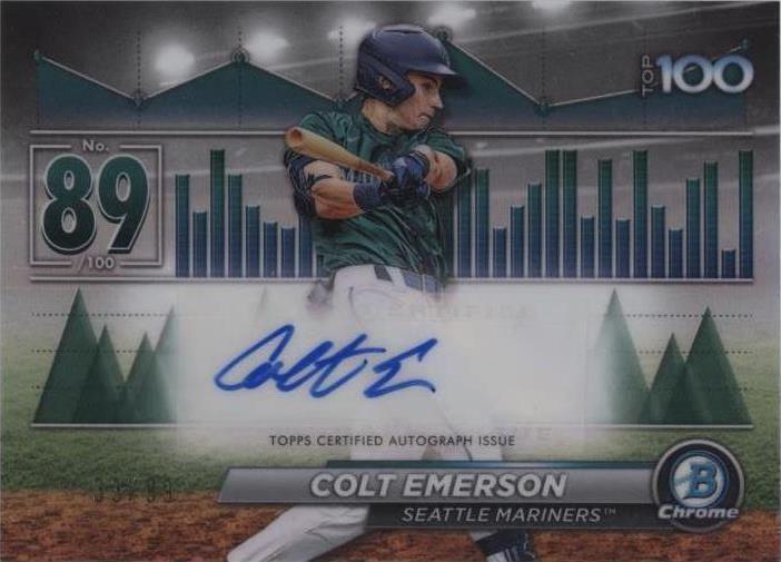 2024 Bowman - Bowman Scouts Top 100 Autographs Colt Emerson #BTPA-89 / ...