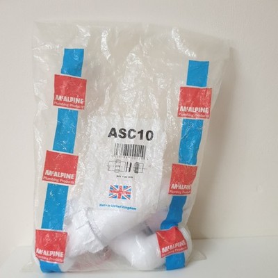ASC10 McALPINE Adjustable 40mm Kitchen Sink Waste U Bend P Trap ...