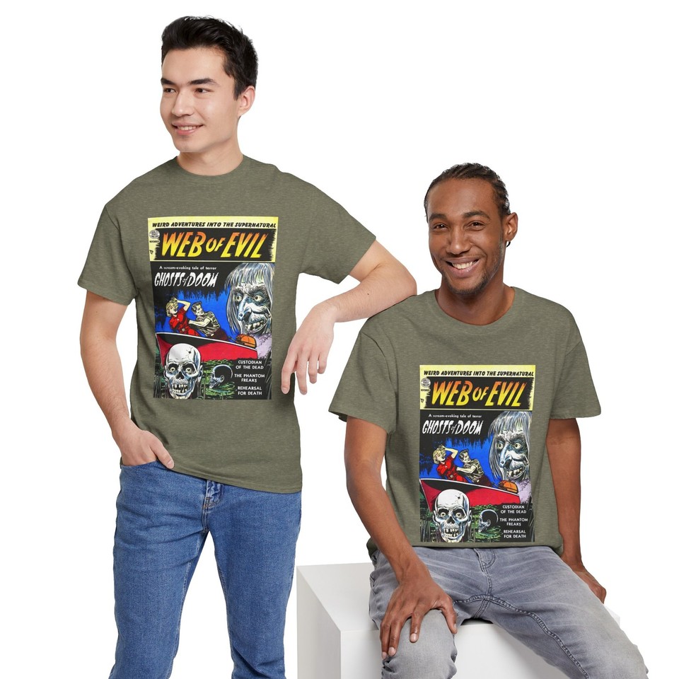 Web of Evil Vintage Horror Comic Book Cover T-Shirt S-5XL | eBay