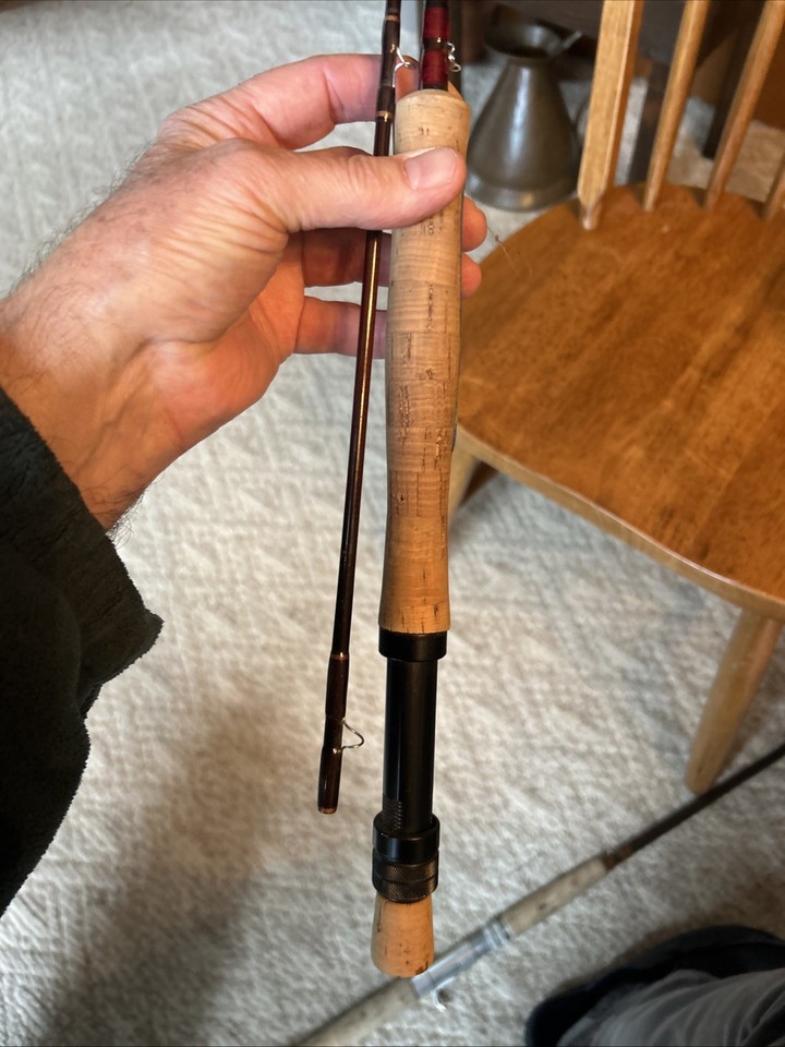 Penn Gold Medal IMS 6890 Graphite 9’ Two Piece #8Line Flyrod MADE IN ...