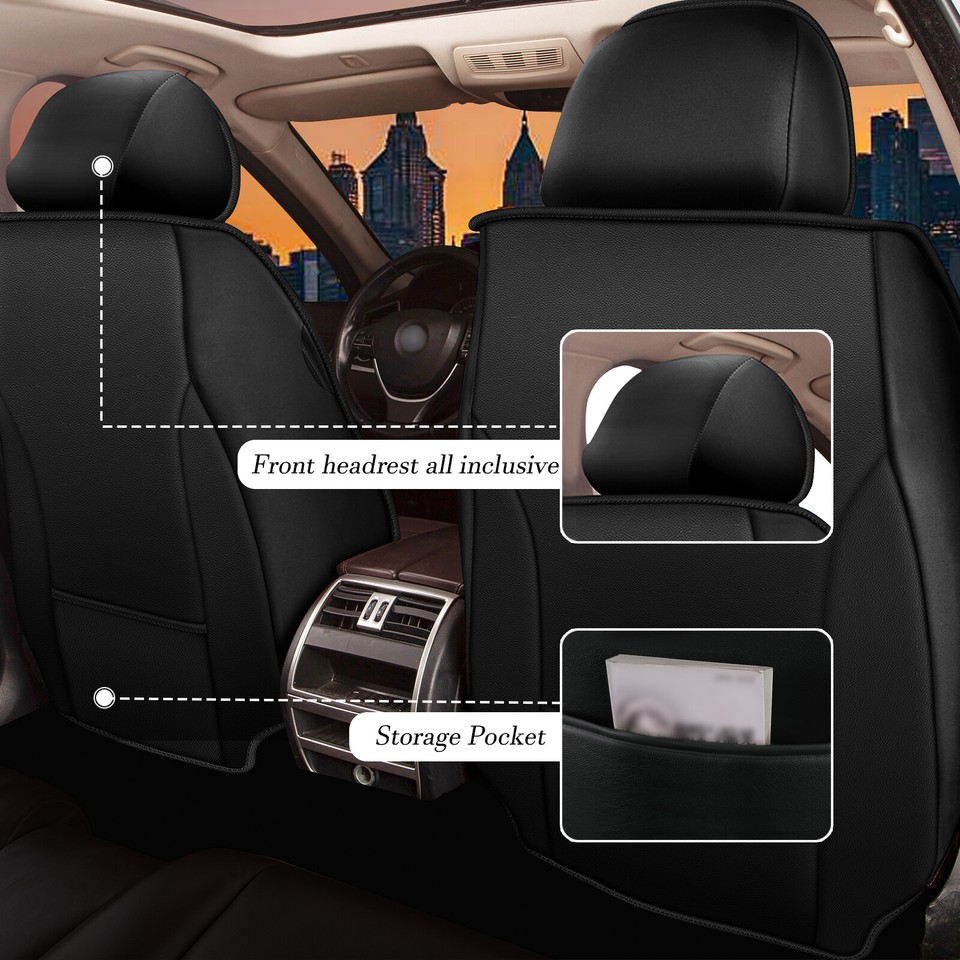 For Toyota 4Runner 2003-2024 Car Seat Cover PU Leather Front Rear ...