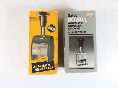 Stamps & Daters - Vintage Bates Numbering Machine