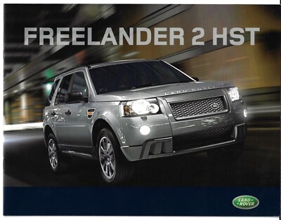 Land Rover Freelander 2 HST 2008 UK Market Sales Brochure i6 TD4 | eBay
