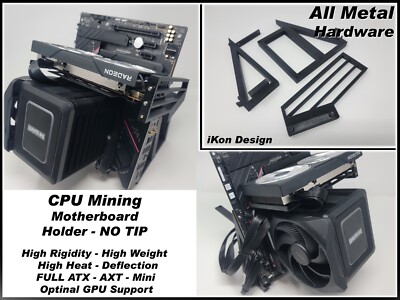 CPU + GPU Motherboard Frame Bench Holder Support Mining Miner RIG ...