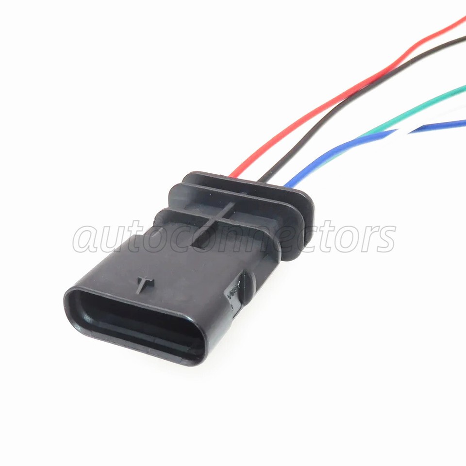 For VW Audi 5 Pin 5 Wires Mass Air Flow MAF Sensor Connector Replaces ...