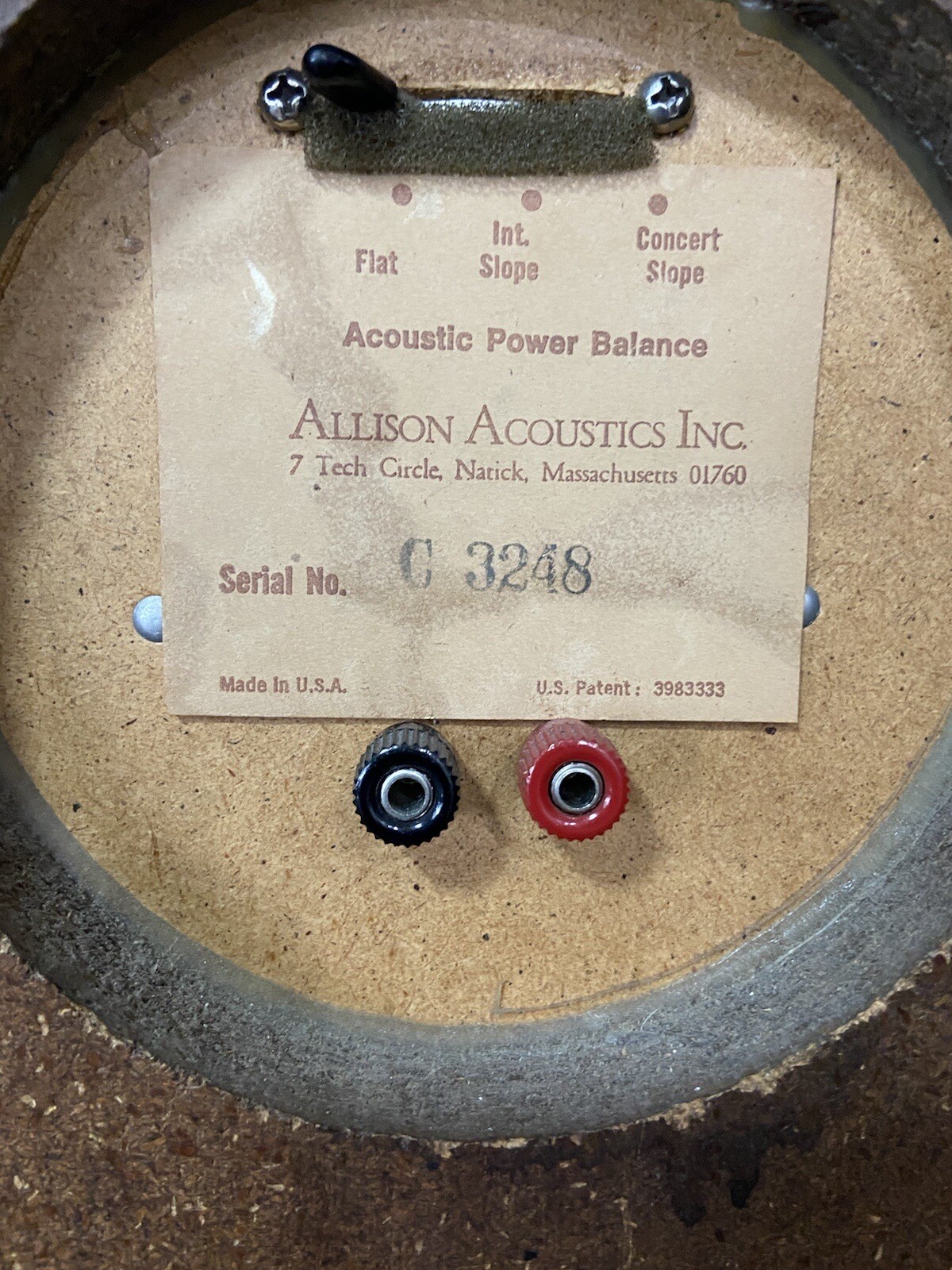 PAIR OF ALLISON ACOUSTICS VINTAGE Model THREE Speaker | eBay