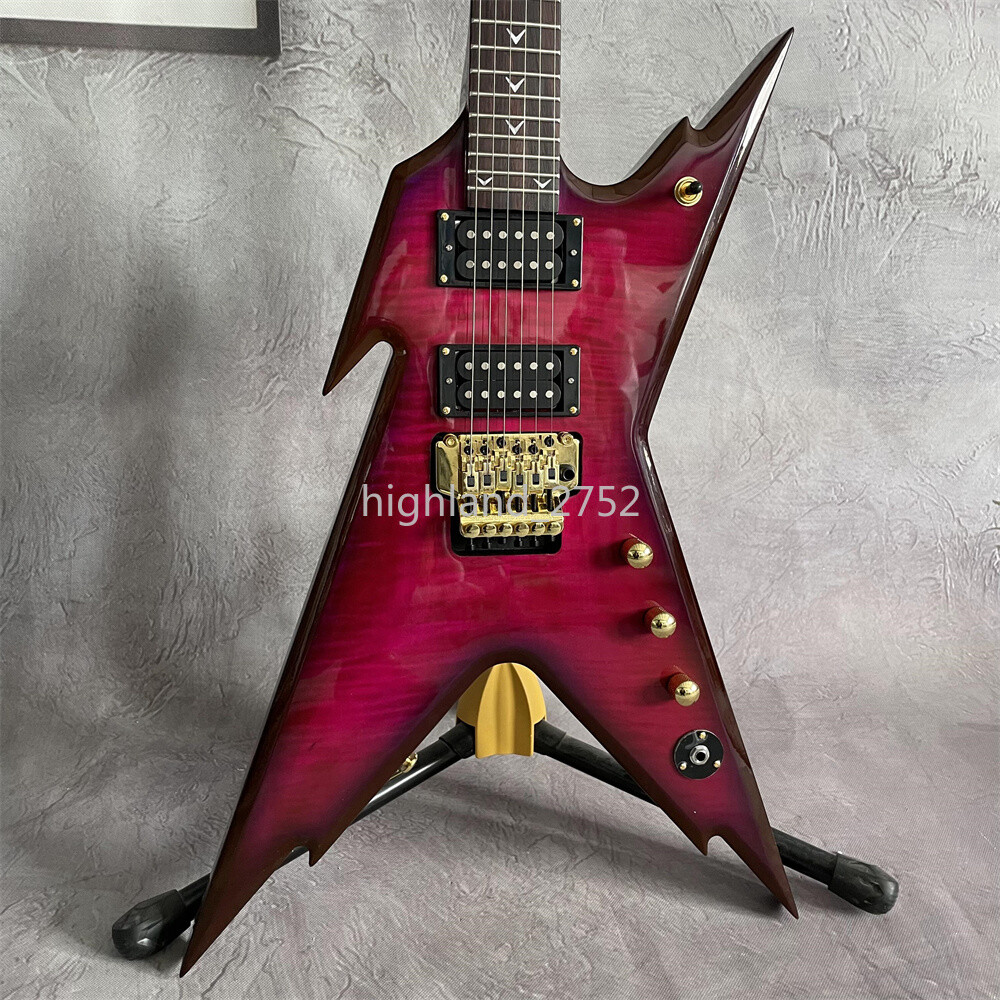 Dimebag Electric Guitar Razorback Trans Purple Burst Floyd Rose ...